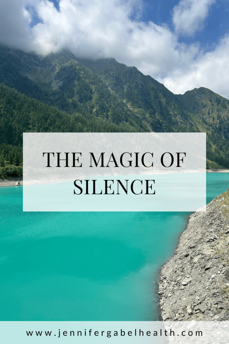 The Magic of Silence - Jennifer Gabel Health